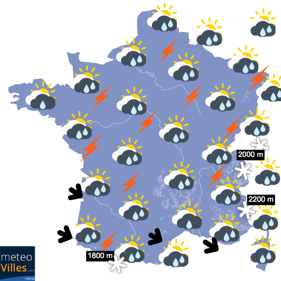 Meteo villes - 1er site meteo expertisée et gratuite - previsions meteo ...