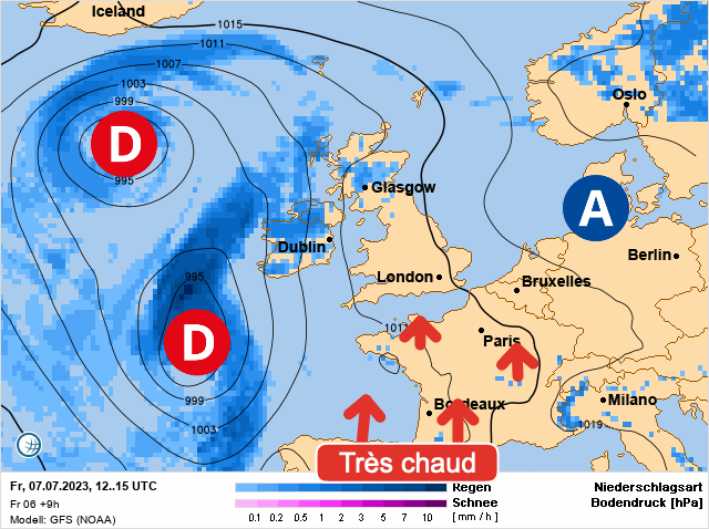 Coup de chaleur et orages - 7 Juillet 2023