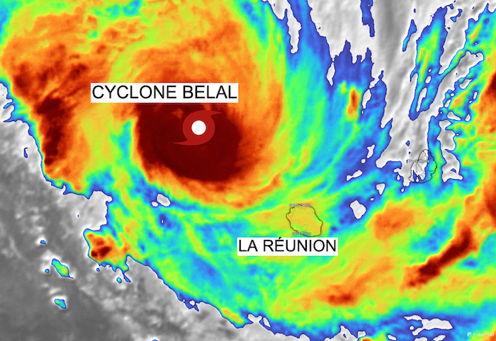 Cyclone Belal : vigilance rouge à la Réunion ! 14/01/2024