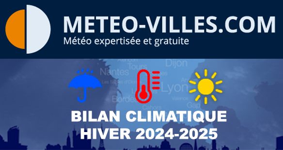 Bilan météo et climatique de l'hiver 2024-2025 : grande douceur au Sud ...