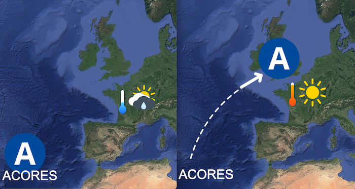 Le retour de la chaleur dépendra de l'anticyclone des Açores ! 26/07/2025