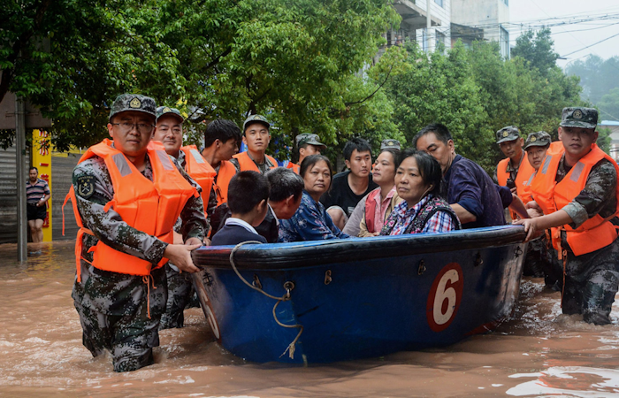 Inondations mortelles à Pékin en Chine 29/07/2025