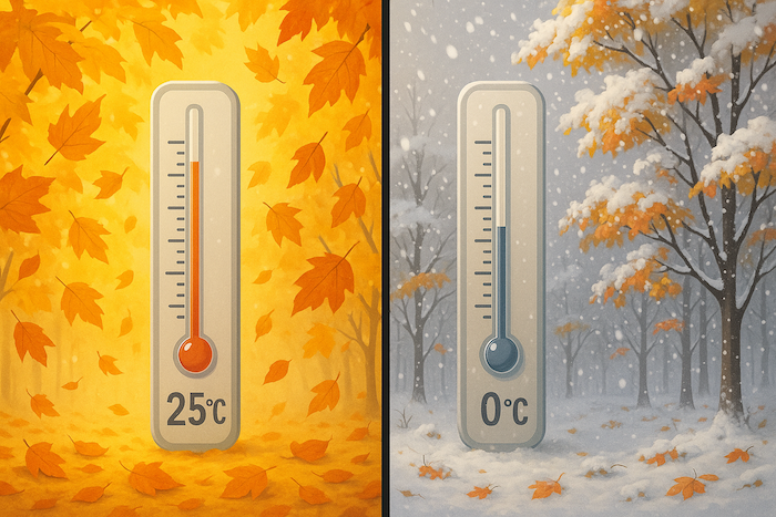 Entre chaleur, tornade et neige : le bilan météo de l'automne 2025 est ...