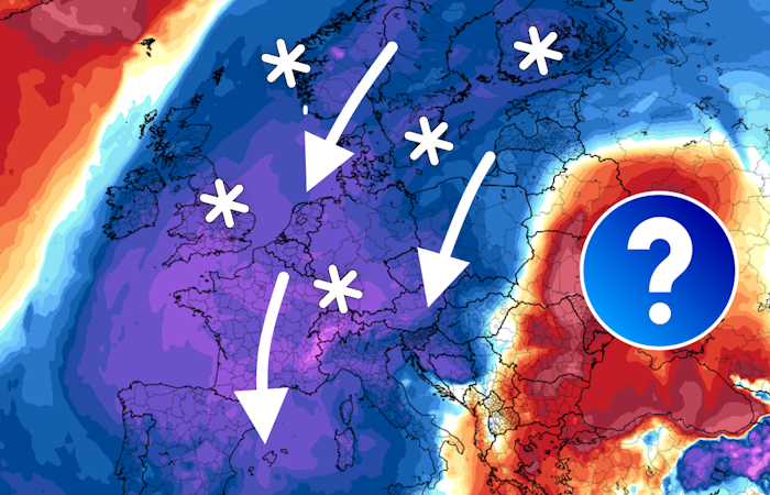 Menace de vague de froid et de neige pour le Nouvel An et janvier 2026 ...