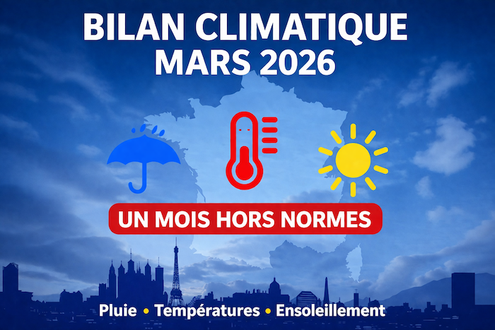 Le bilan climatique de mars 2026 est complètement déséquilibré ! 06/04/2026